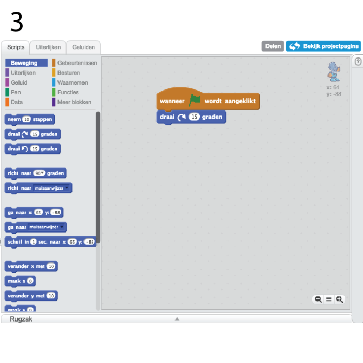 2D Games maken met Scratch (Deel 1: Rondleiding) – Coster-Graphics