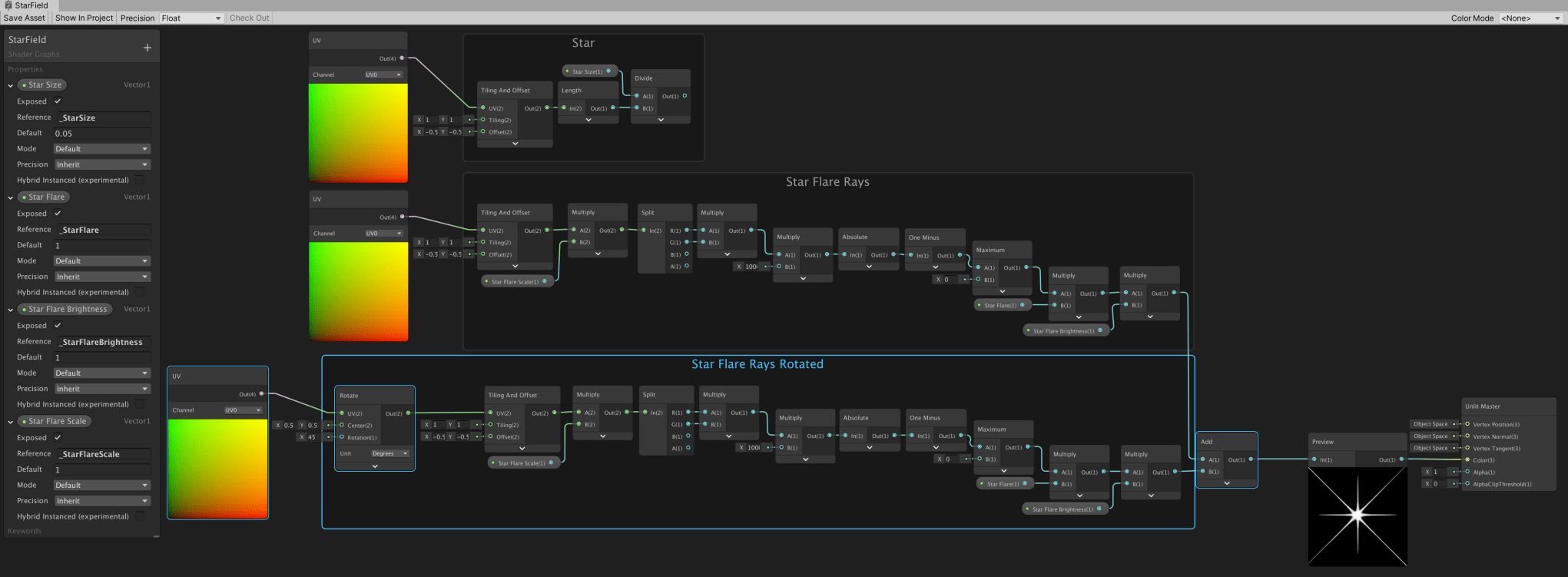 Unity Shader Graph Starfield Tutorial – Coster-Graphics